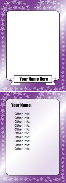 MyTradingCards.com - Make Your own All Stars