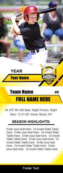 MyTradingCards.com - Make Your own Baseball Cards