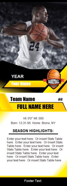 MyTradingCards.com - Make Your own Basketball Cards
