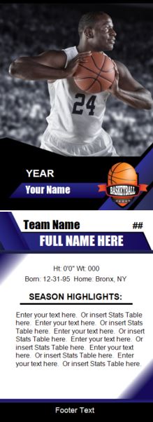 MyTradingCards.com - Make Your own Basketball Cards