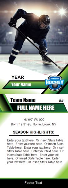 MyTradingCards.com - Make Your own Hockey Cards
