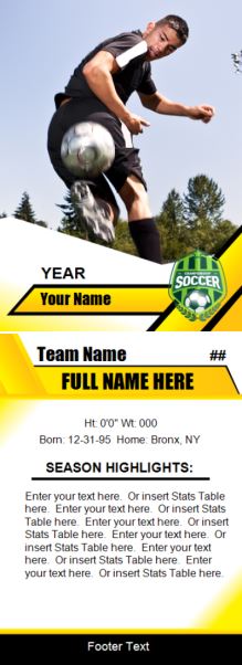 MyTradingCards.com - Make Your own Soccer Cards