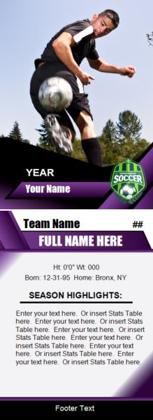 MyTradingCards.com - Make Your own Soccer Cards