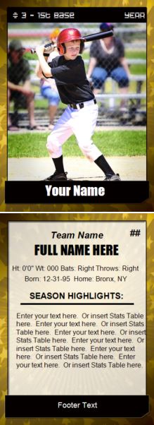 MyTradingCards.com - Make Your own All Stars