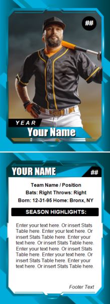 MyTradingCards.com - Make Your own Modern Style Trading Cards