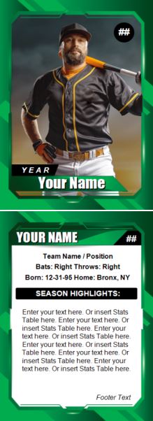 MyTradingCards.com - Make Your own Modern Style Trading Cards