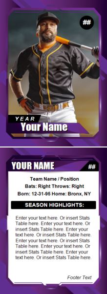 MyTradingCards.com - Make Your own Modern Style Trading Cards