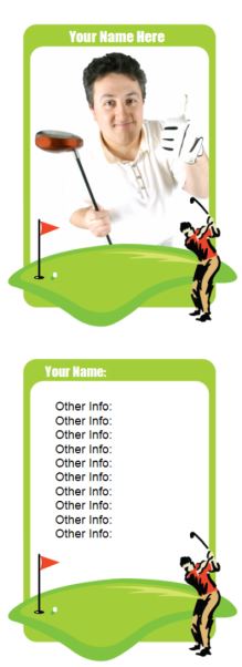 MyTradingCards.com - Make Your own Golf Cards
