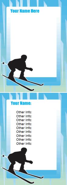 MyTradingCards.com - Make Your own Ski Cards