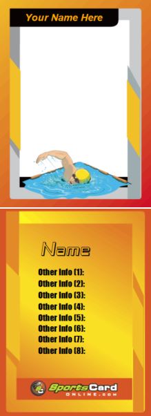 MyTradingCards.com - Make Your own Swimming Cards