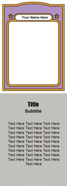 MyTradingCards.com - Make Your own Vintage Style Cards