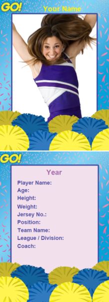 MyTradingCards.com - Make Your own Cheerleader Cards