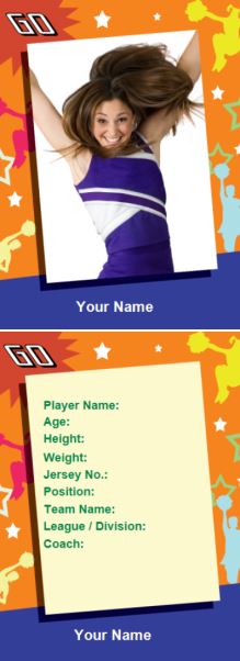 MyTradingCards.com - Make Your own Cheerleader Cards