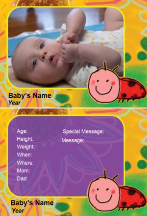 MyTradingCards.com - Make Your own Baby Trading Cards