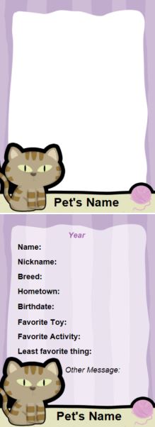 MyTradingCards.com - Make Your own Pets Trading Cards