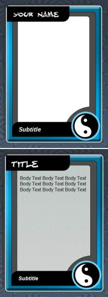 MyTradingCards.com - Make Your own Martial Arts Cards