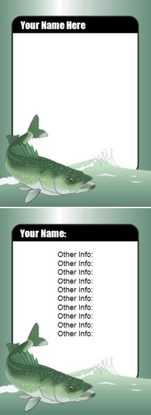 MyTradingCards.com - Make Your own Fishing Cards