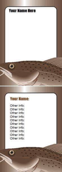 MyTradingCards.com - Make Your own Fishing Cards