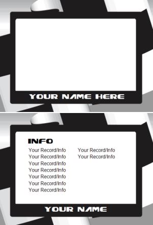 MyTradingCards.com - Make Your own Racing Cards